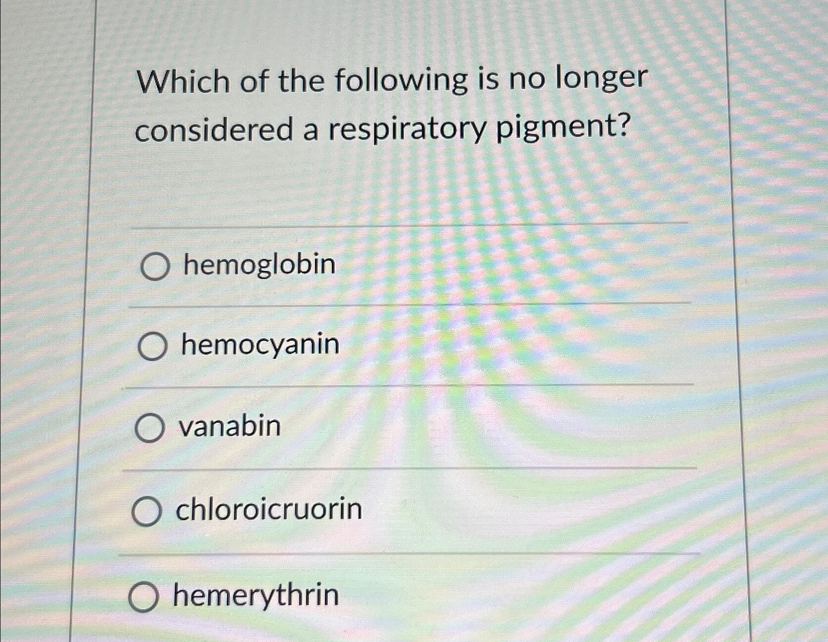Solved Which of the following is no longer considered a | Chegg.com