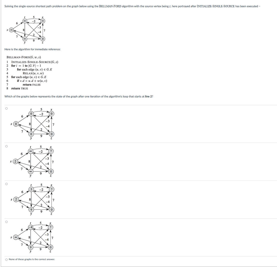 Solved Here is the algorithm for immediate reference:Which | Chegg.com