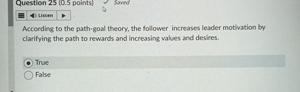 Solved Question 25 ( 0.5 ﻿points)SavedAccording to the | Chegg.com