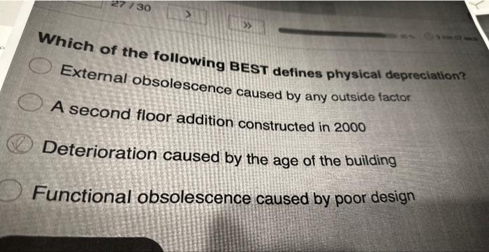 Solved Which of the following BEST defines physical | Chegg.com