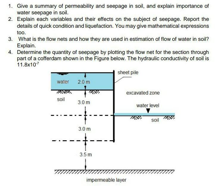 Solved Soil Mechanics, civil engineering I need to solve | Chegg.com Solved Soil Mechanics, civil engineering I need to solve | Chegg.com