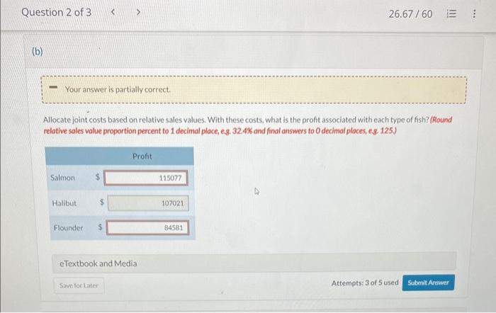 Solved i have gotten 115077 and 84581 for flounder and | Chegg.com