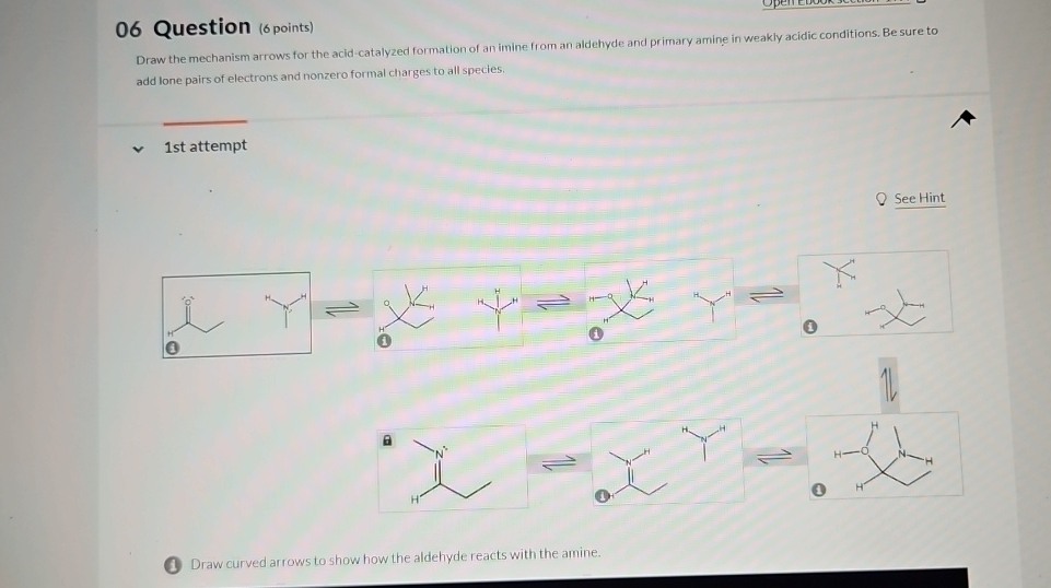 Solved 06 ﻿Question (6points)Draw the mechanism arrows for | Chegg.com