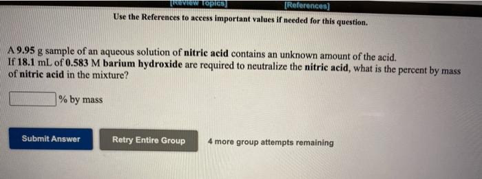 Solved REVIEW Topics) [References) Use the References to | Chegg.com