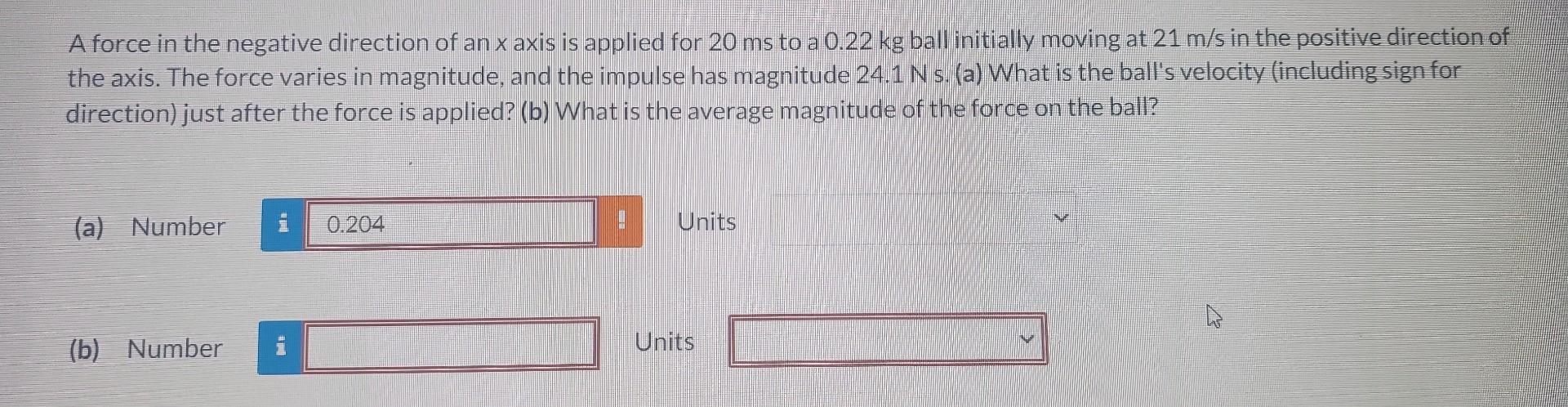 Solved A force in the negative direction of an x axis is | Chegg.com