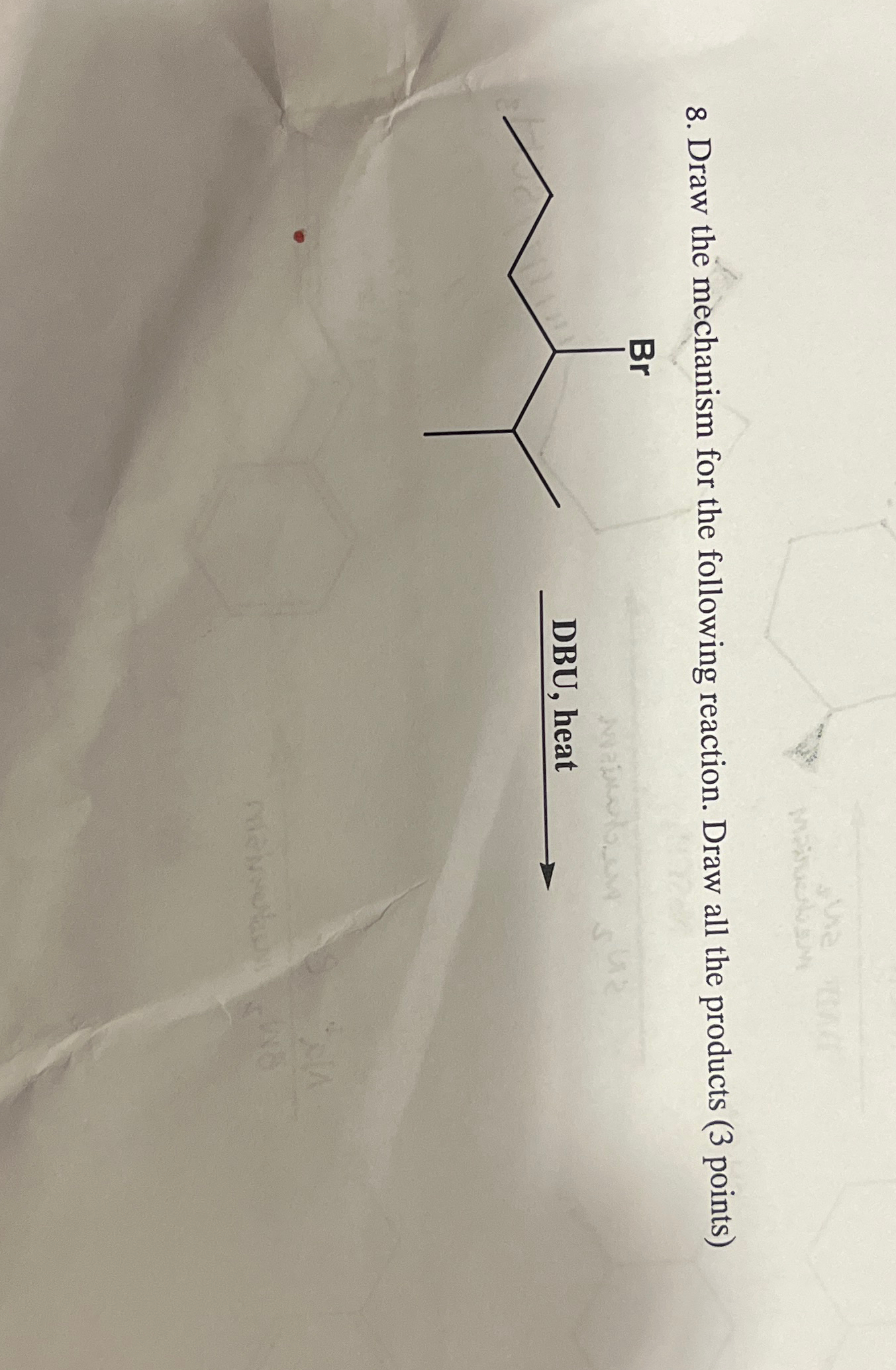 Solved Draw the mechanism for the following reaction. Draw | Chegg.com