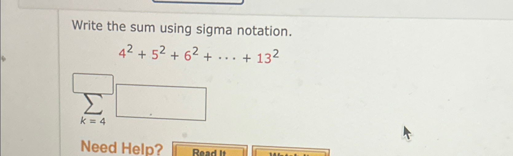 Solved Write the sum using sigma | Chegg.com