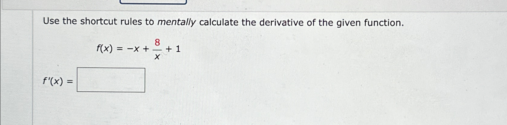 Solved Use the shortcut rules to mentally calculate the | Chegg.com