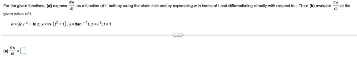 Solved given value of 1 . | Chegg.com