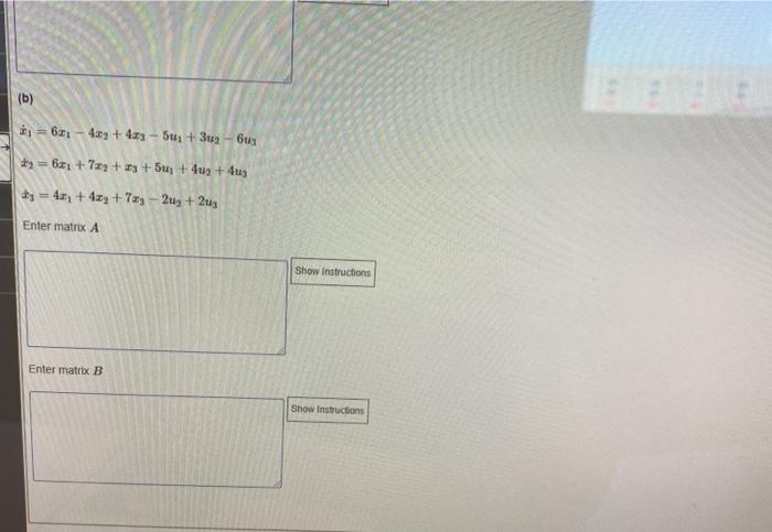Solved Question 4 For each of the following input-state | Chegg.com