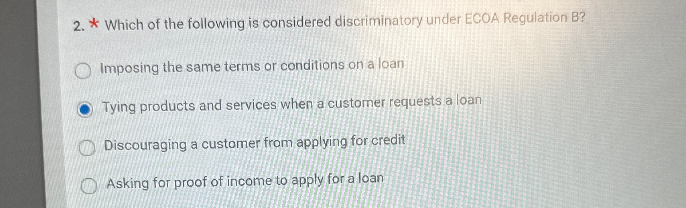 Solved Which of the following is considered discriminatory | Chegg.com