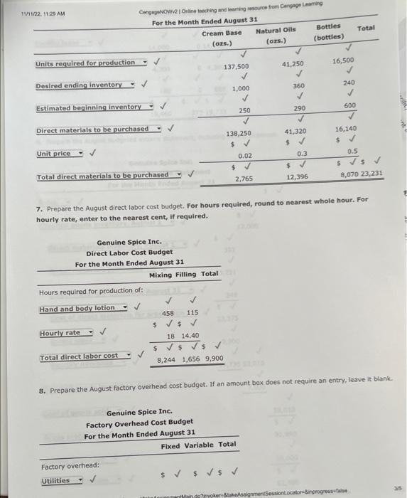 Comprehensive Problem 5 Part C: Notet This section is | Chegg.com