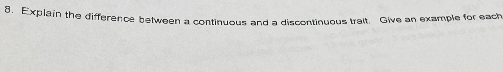 Solved Explain the difference between a continuous and a | Chegg.com