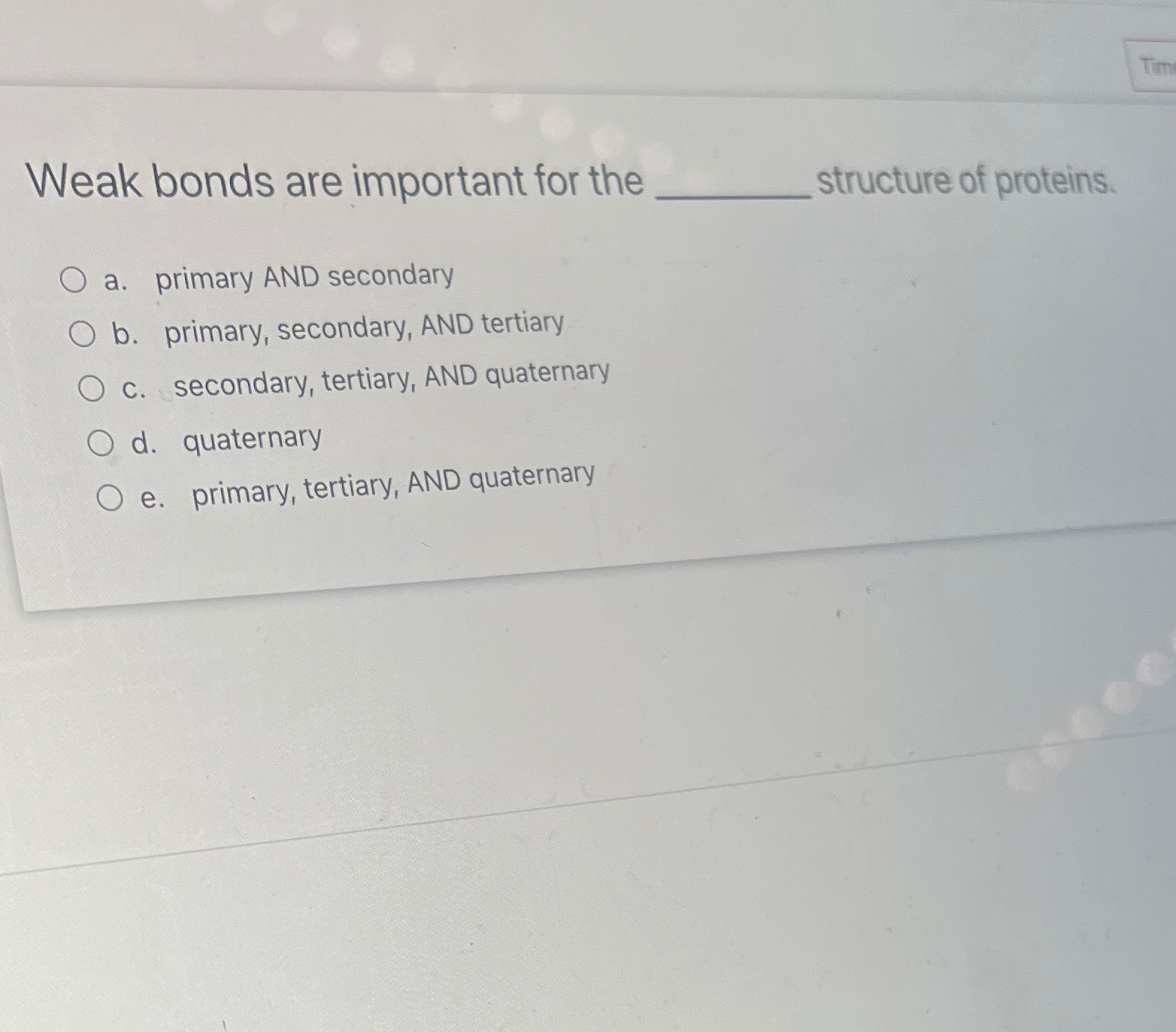 Solved Weak bonds are important for thestructure of | Chegg.com