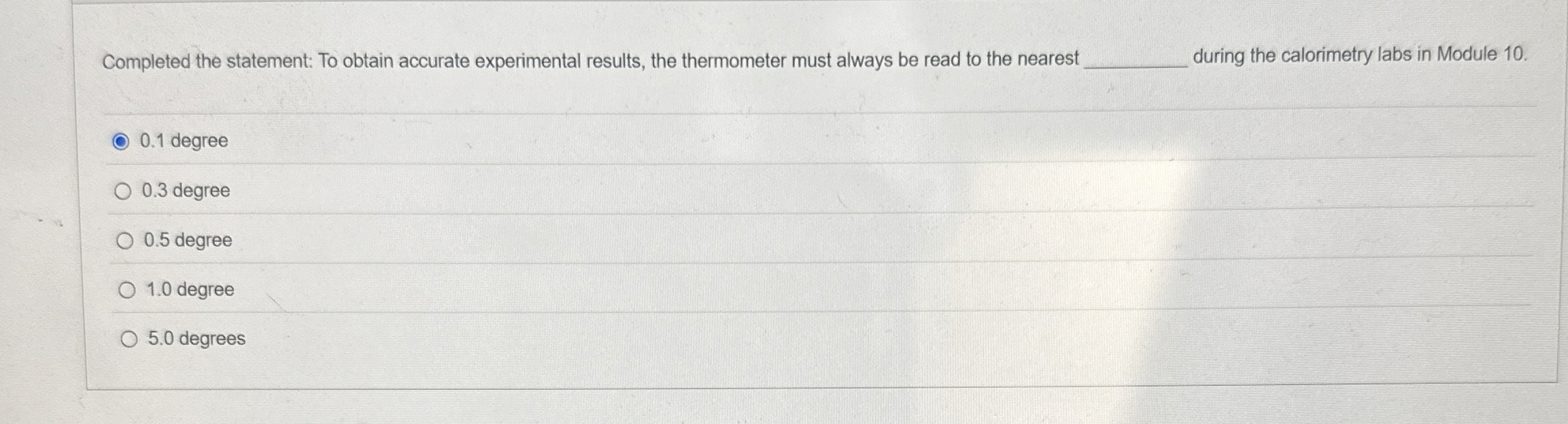 Solved Completed the statement: To obtain accurate | Chegg.com