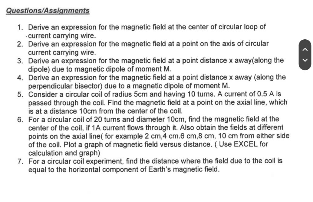 Solved Questions/Assignments 1. Derive an expression for the | Chegg.com