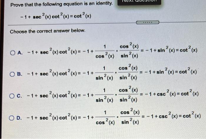 Solved For the following use identities to find the exact | Chegg.com