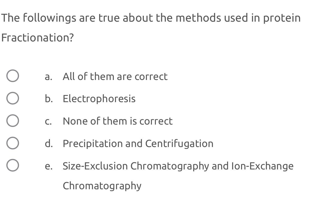 Solved The followings are true about the methods used in | Chegg.com
