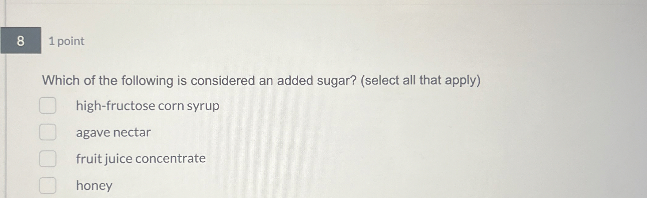 Solved 81 ﻿pointWhich of the following is considered an | Chegg.com