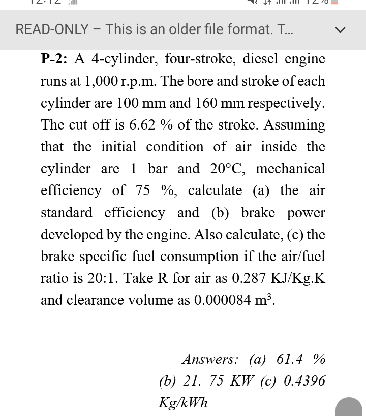 Solved READ-ONLY - ﻿This is an older file format. T...P-2: A | Chegg.com
