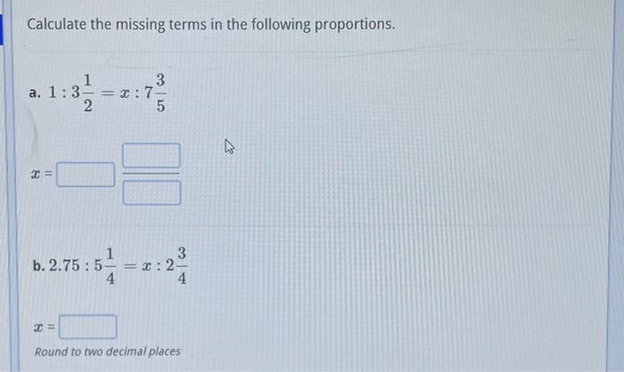 Solved Calculate the missing terms in the following | Chegg.com