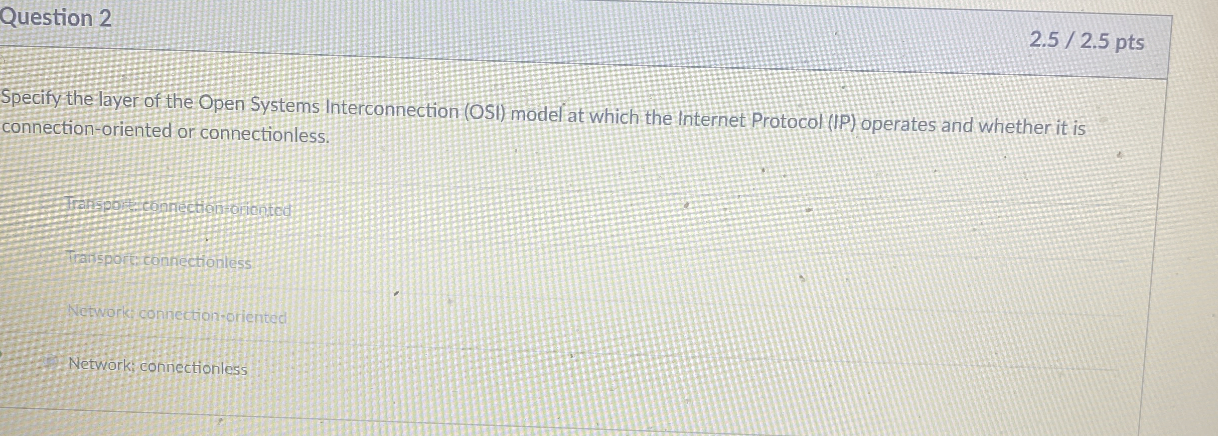 Solved Specify the layer of the Open Systems Interconnection | Chegg.com