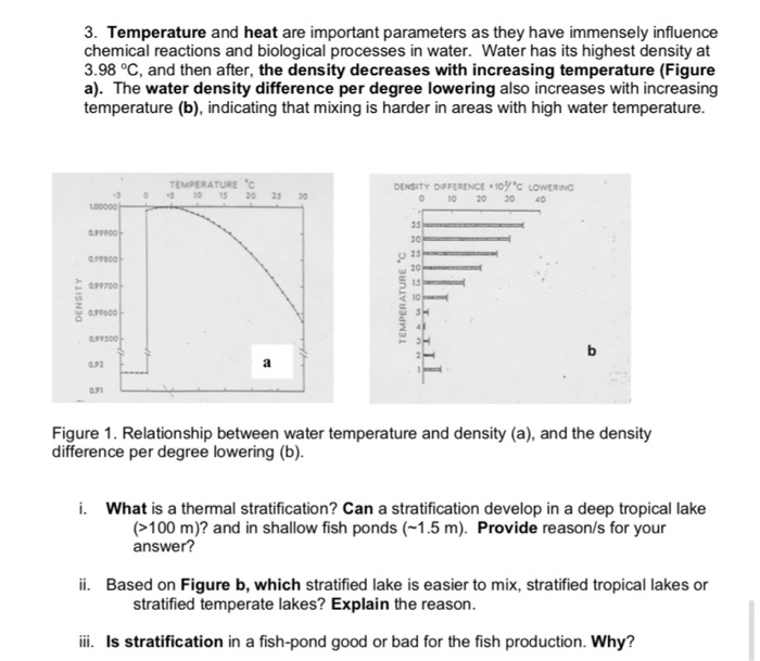 Solved 3. Temperature and heat are important parameters as | Chegg.com