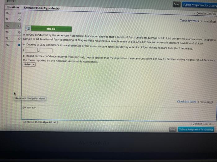 Solved Save Submit Assignment for Grading Questions Esterise | Chegg.com