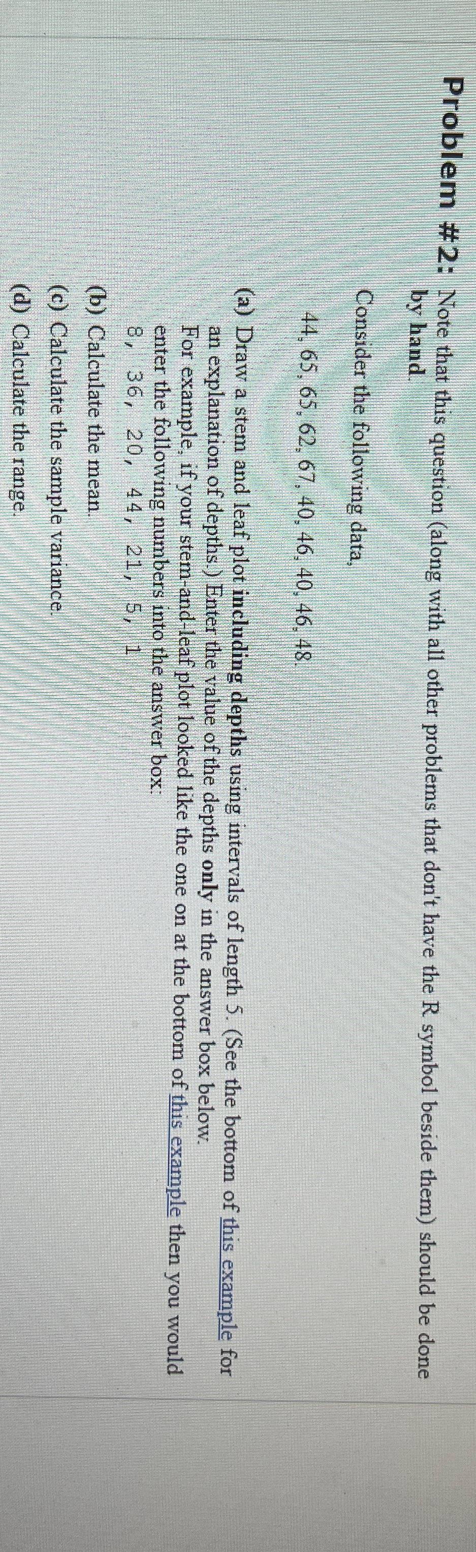 Solved Problem #2: Note that this question (along with all | Chegg.com