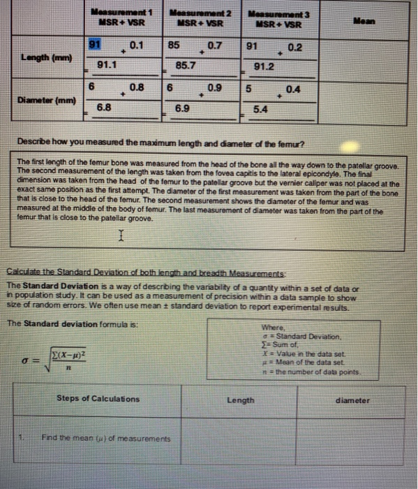 Measurement 1 MSR + VSR Measurement 2 MSR + VSR | Chegg.com