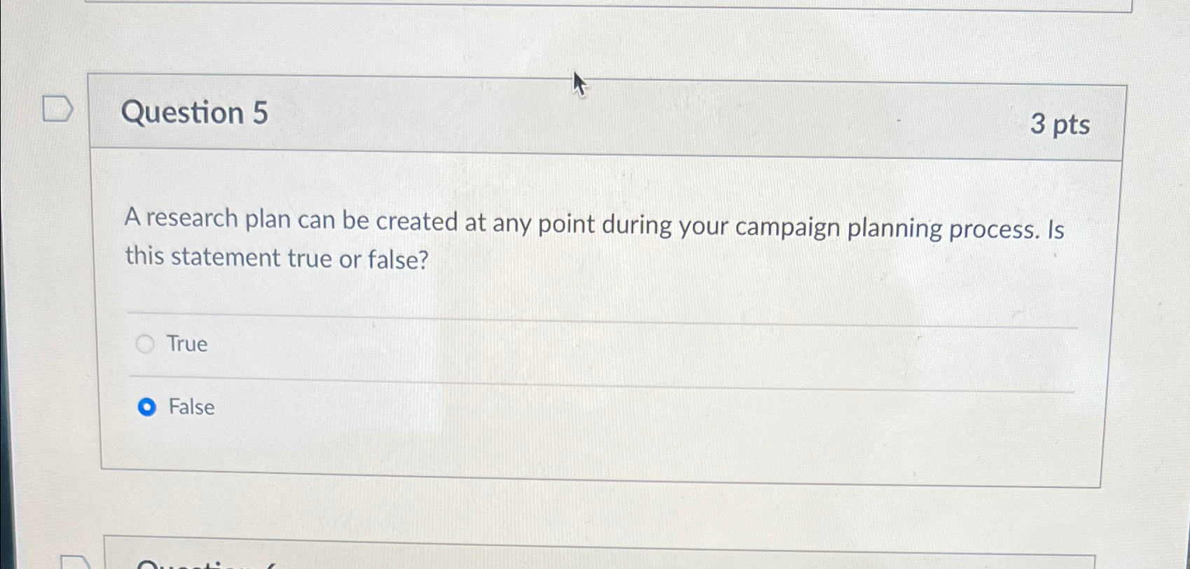 Solved Question 53 ﻿ptsA research plan can be created at any | Chegg.com
