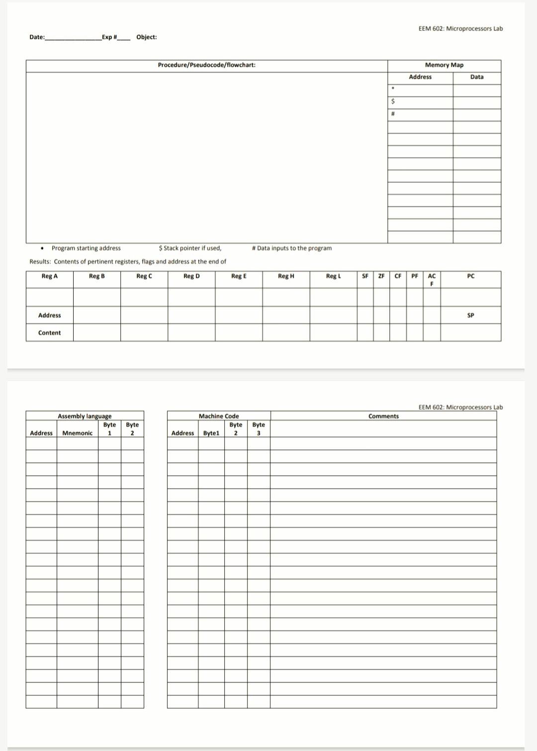 [Experiment -1] -- There are 5 bytes stored in a | Chegg.com