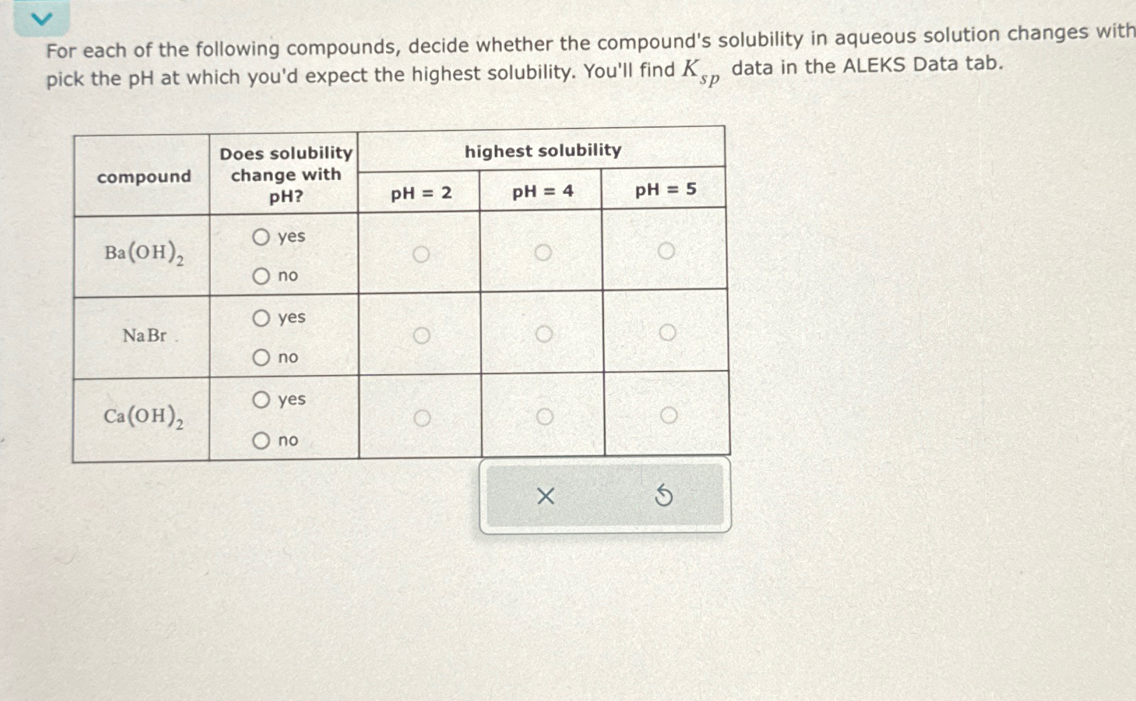 Solved For each of the following compounds, decide whether | Chegg.com