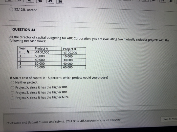 Solved QUESTION 1 The bench mark for the Profitability | Chegg.com