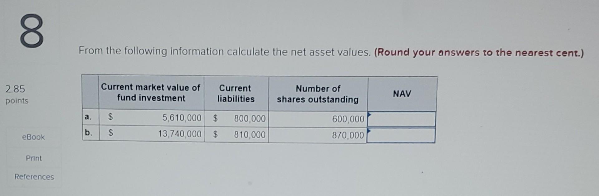 Solved 8 From the following information calculate the net | Chegg.com