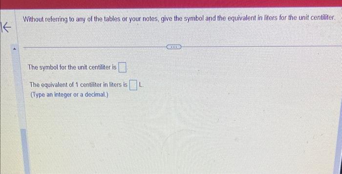 Solved Without referring to any of the tables or your notes, | Chegg.com