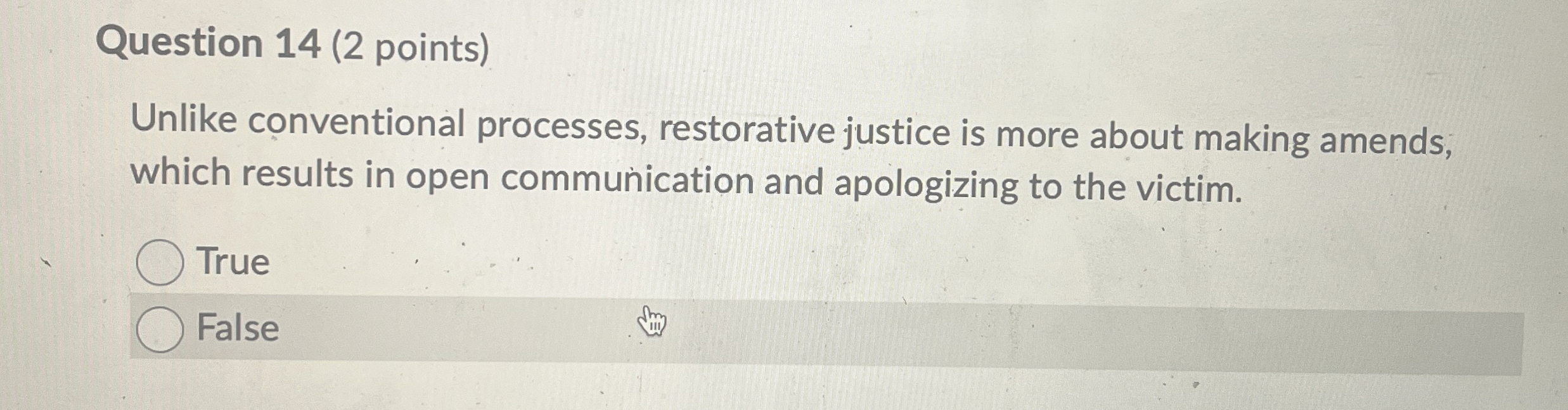 Solved Question 14 (2 ﻿points)Unlike conventional processes, | Chegg.com