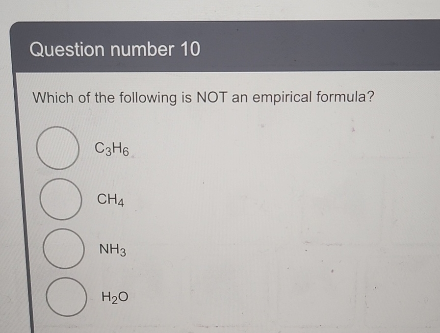 Solved Question number 10Which of the following is NOT an | Chegg.com