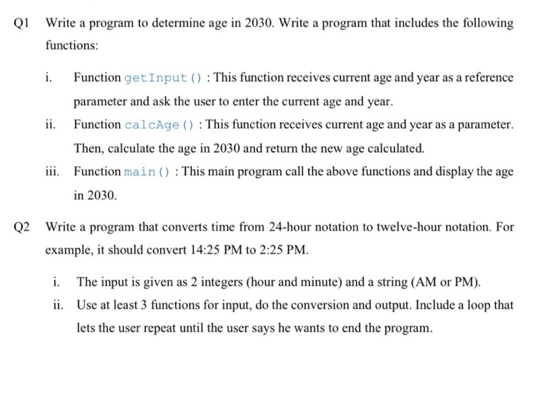 Solved INCLUDE BOTH CODE AND PROGRAM OUTPUT IN YOUR ANSWER. | Chegg.com