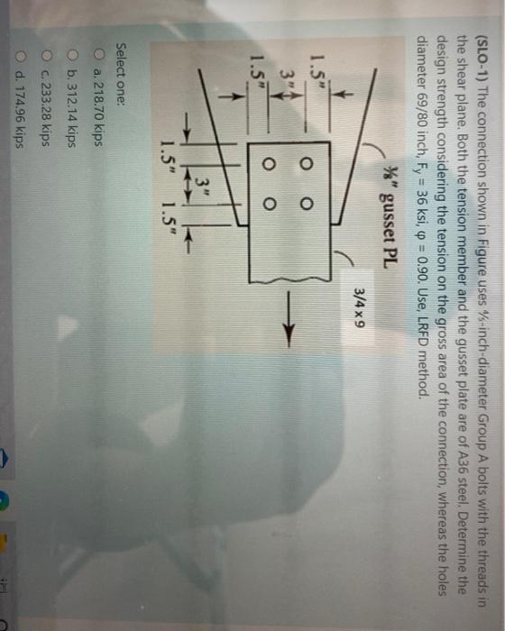 Solved (SLO-1) The connection shown in Figure uses | Chegg.com Solved (SLO-1) The connection shown in Figure uses | Chegg.com