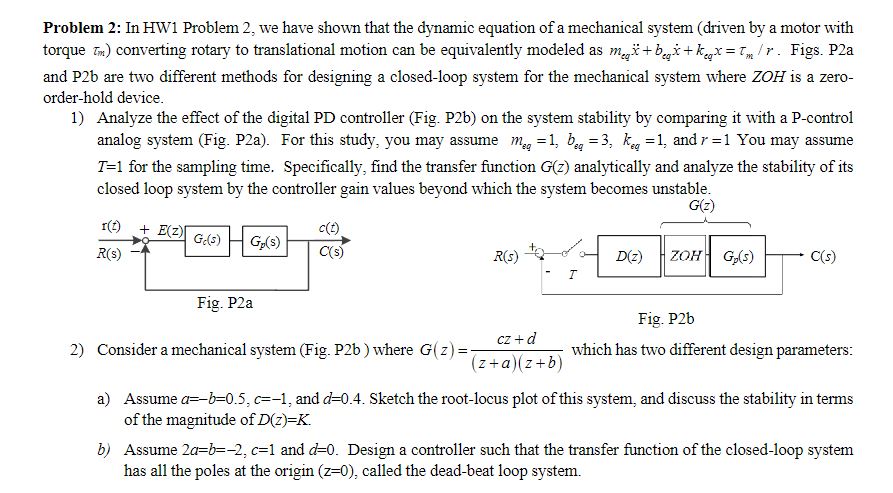 Problem 2: In HW1 ﻿Problem 2, ﻿we have shown that the | Chegg.com