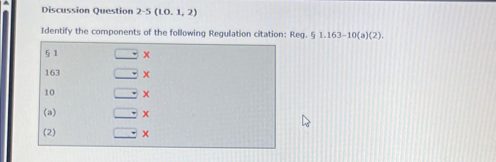 Solved Discussion Question 2-5 (10. 1, 2)Identify the | Chegg.com