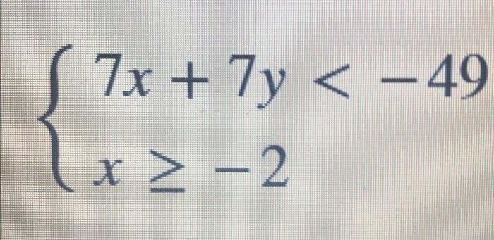 Solved {7x+7y