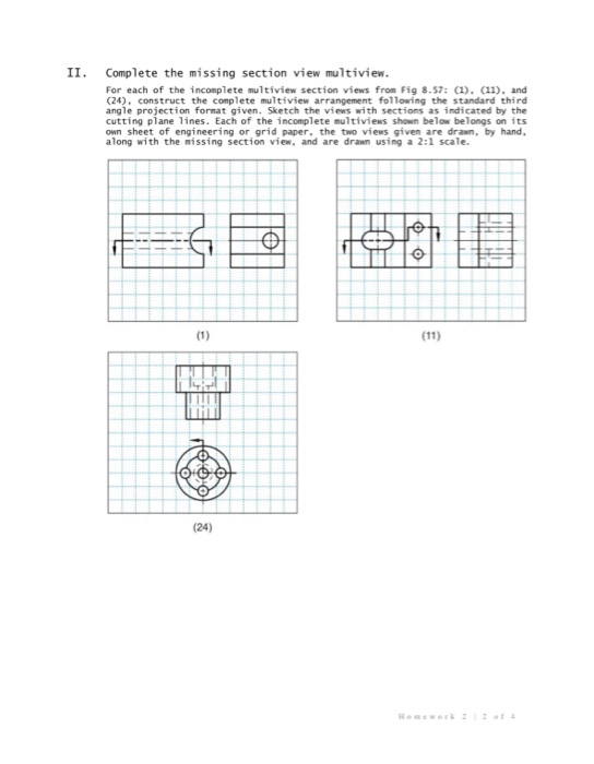 III. Create solid models. Create solid models of the | Chegg.com