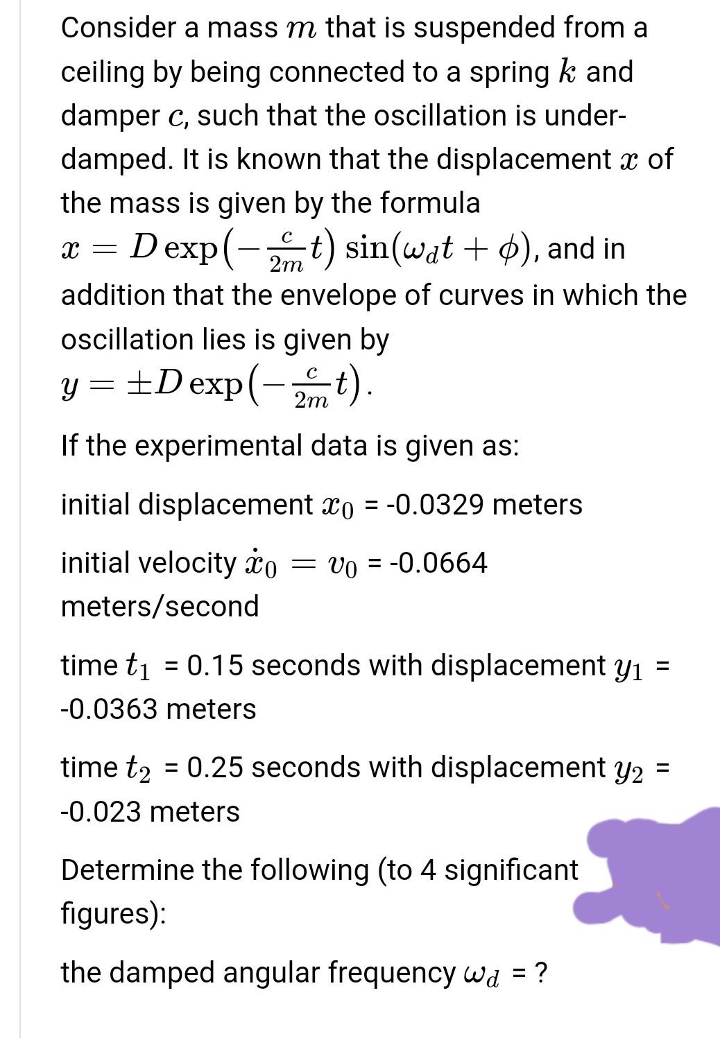 Solved please provide a detailed step by step solution for | Chegg.com