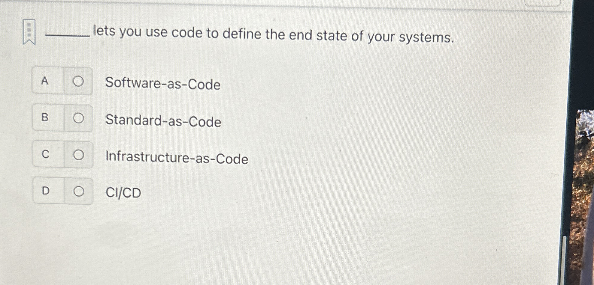 Solved lets you use code to define the end state of your | Chegg.com
