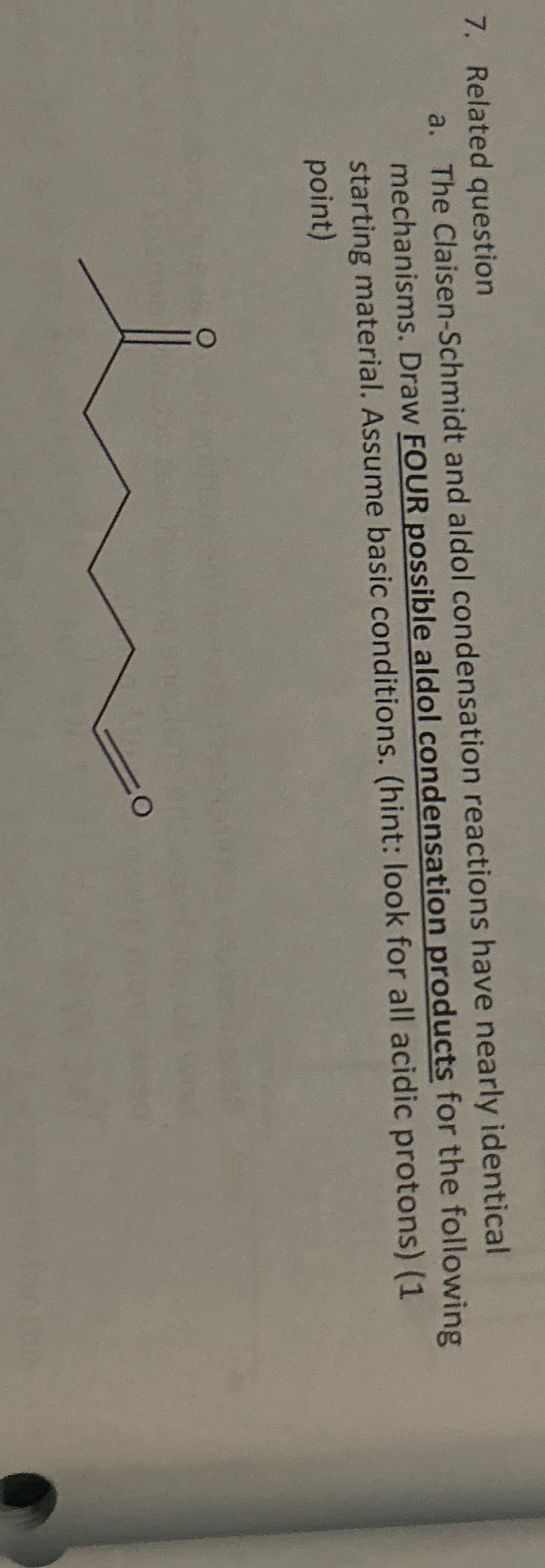 Solved Related questiona. ﻿The Claisen-Schmidt and aldol | Chegg.com