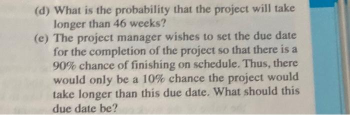 Solved Q:11-18 A project was planned using PERT with three | Chegg.com
