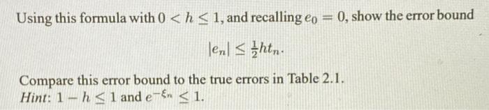 Solved 7. Consider again the problem (2.34) of Example 2.5. | Chegg.com