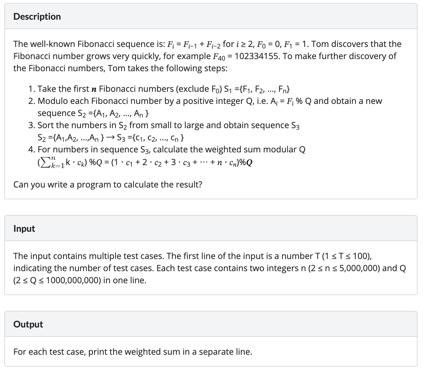 Solved by an EXPERT DescriptionThe well-known Fibonacci sequence is: | Chegg.com